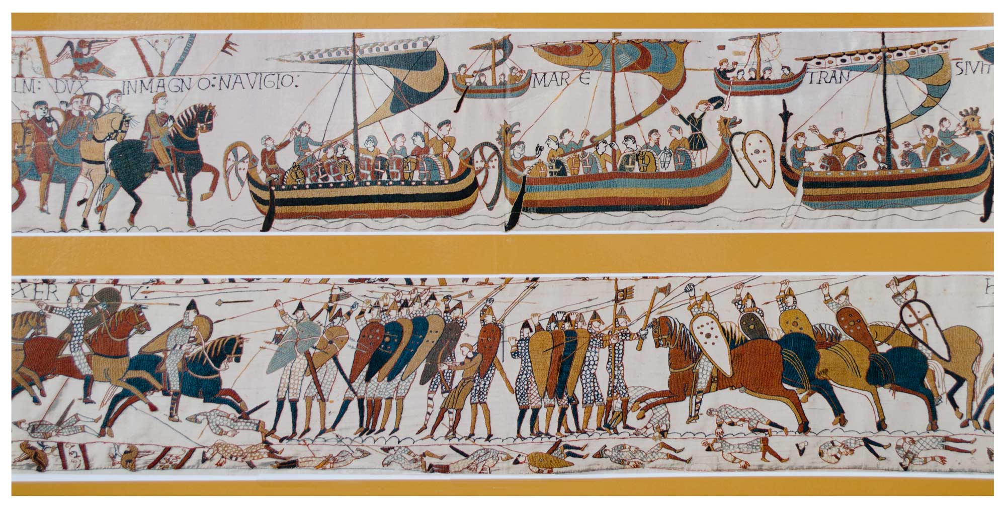Bayeux Tapestry, Crewel Embroidery and William Morris